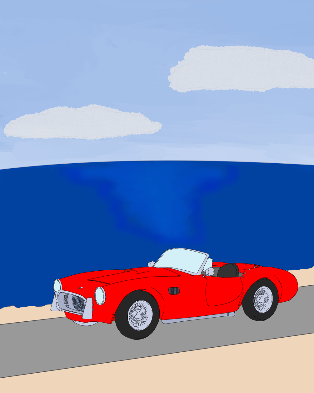 Digital Coloring Book: Automotive