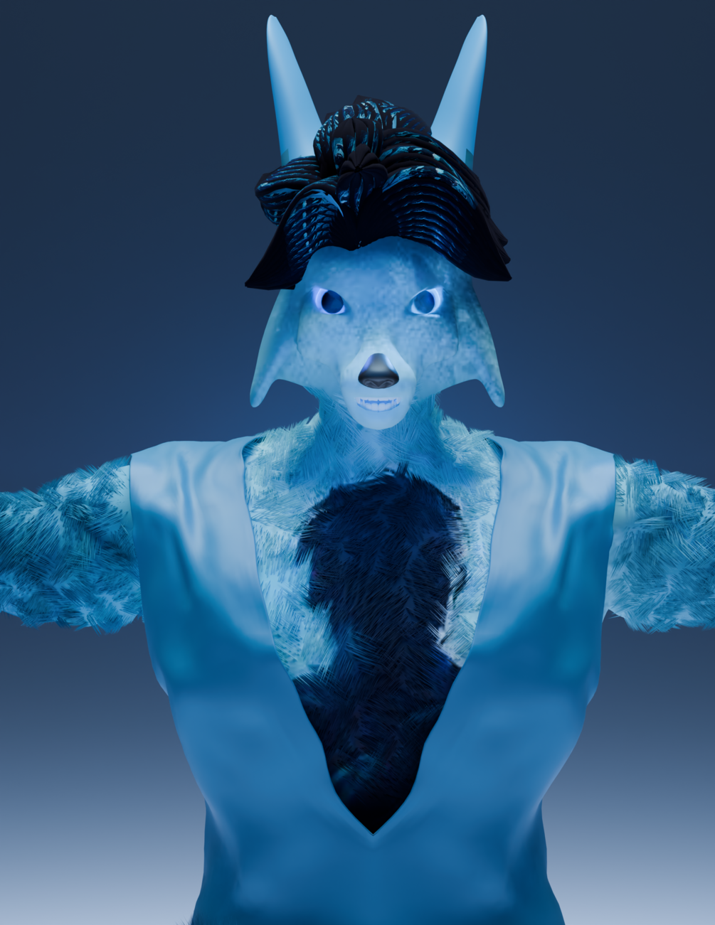 3D High Quality Master Ice Man Character