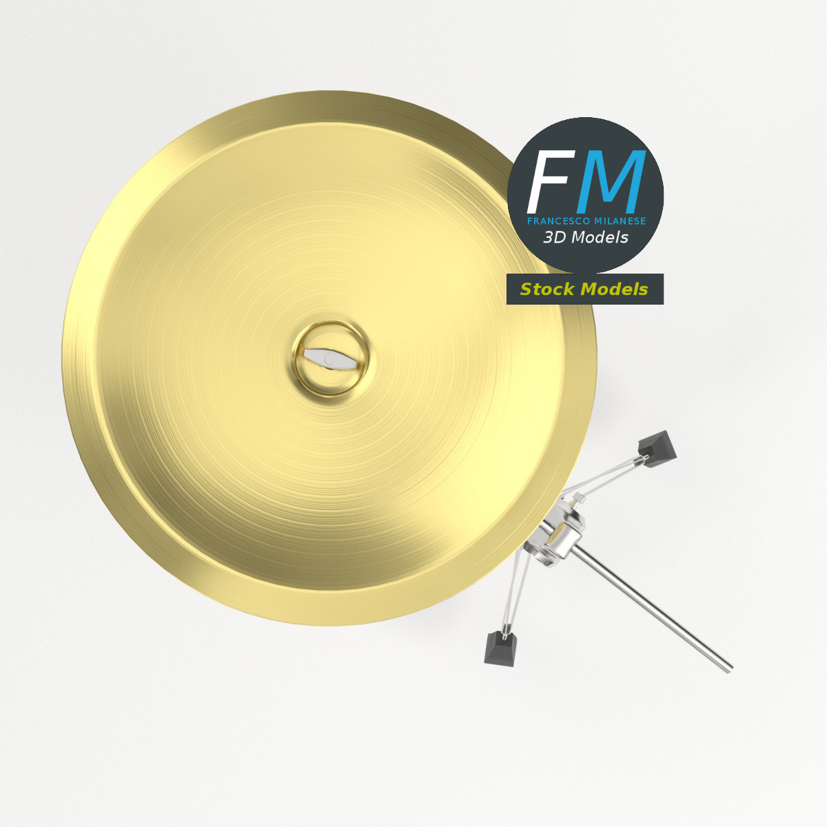 3D MODEL - China cymbal
