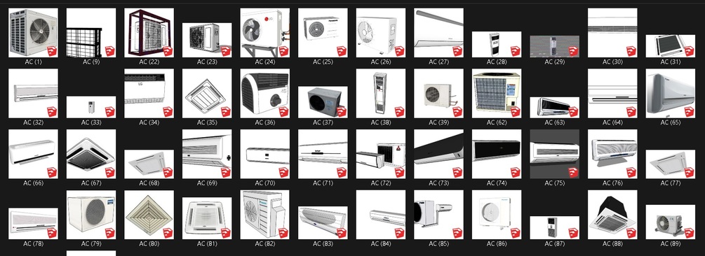 Sketchup model electronic collection package