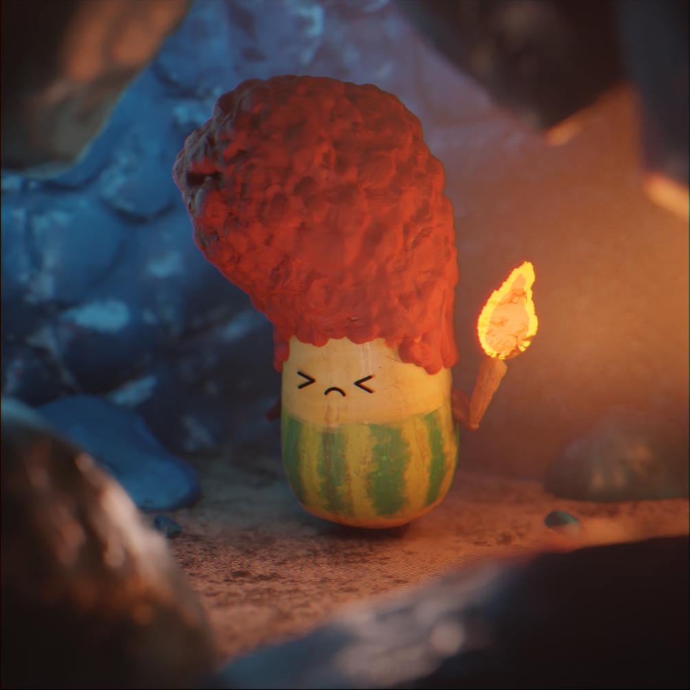 Blender 3D: Fire Torch