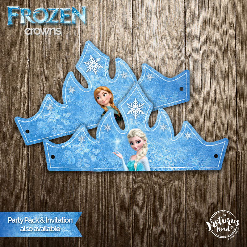 Frozen Themed Princess Crowns
