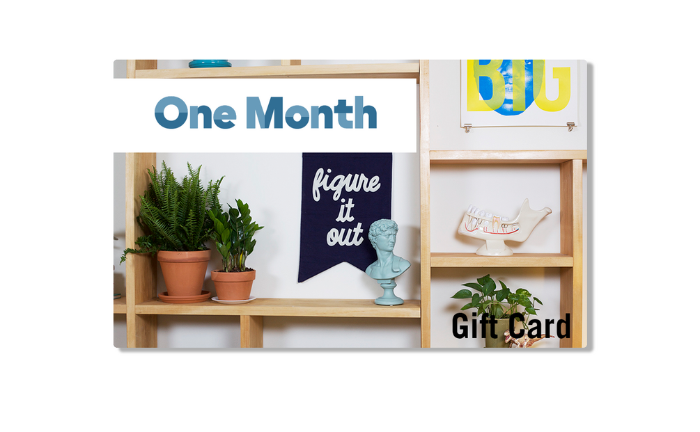One Month Gift Card - E-mail Delivery