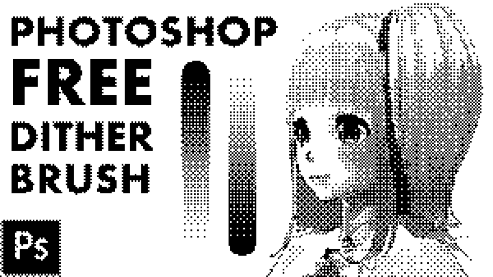 Photoshop Pixel Dither Brush