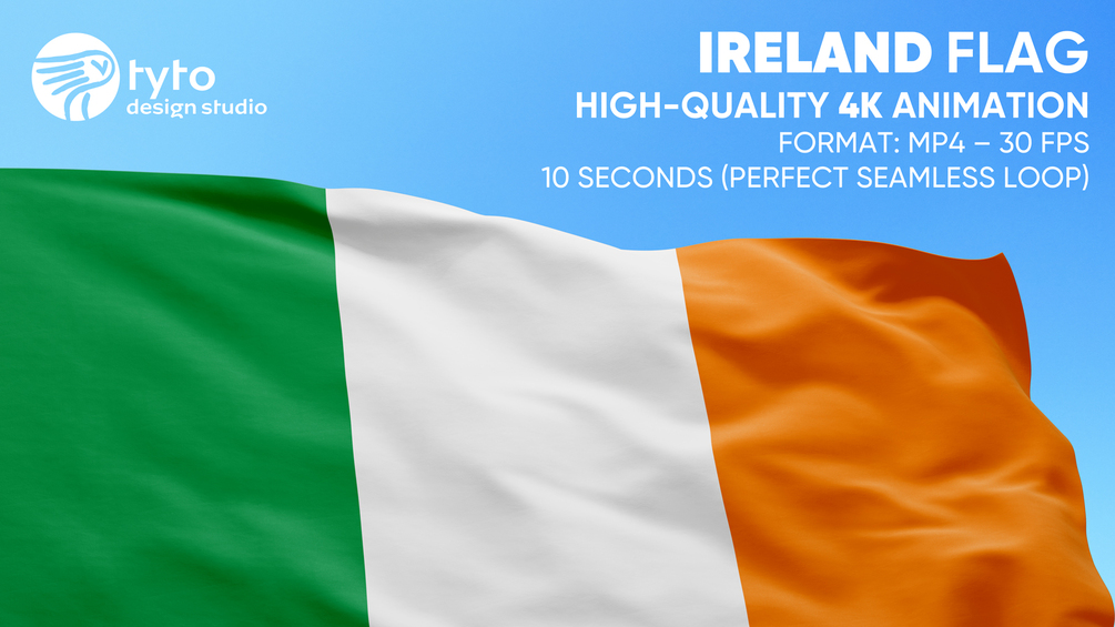 IRELAND Flag Animation