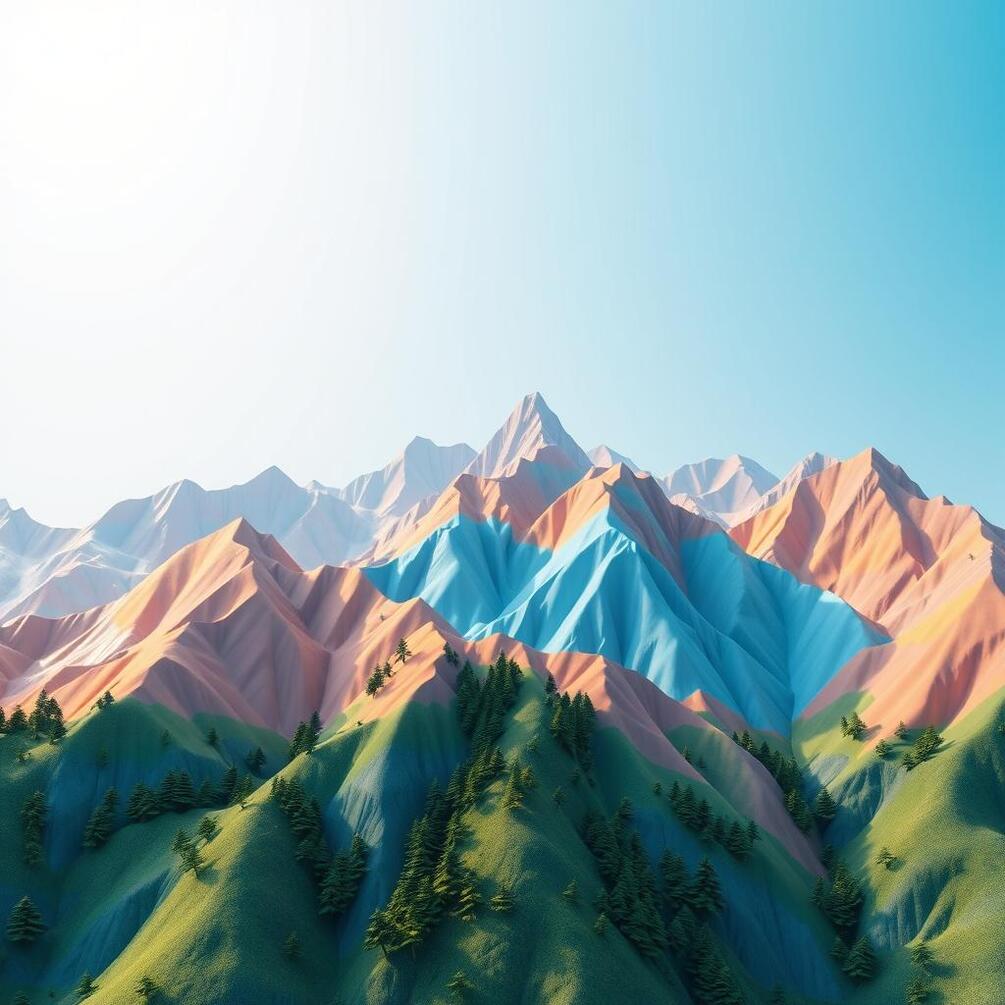 ⛰️🌈Exploring Colorful Mountains: Nature’s Vibrant Masterpieces🌿