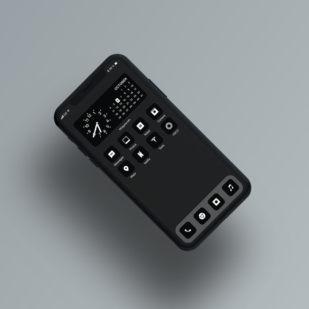 Minimalist iOS 14 Icons — 2 Sets of 28.