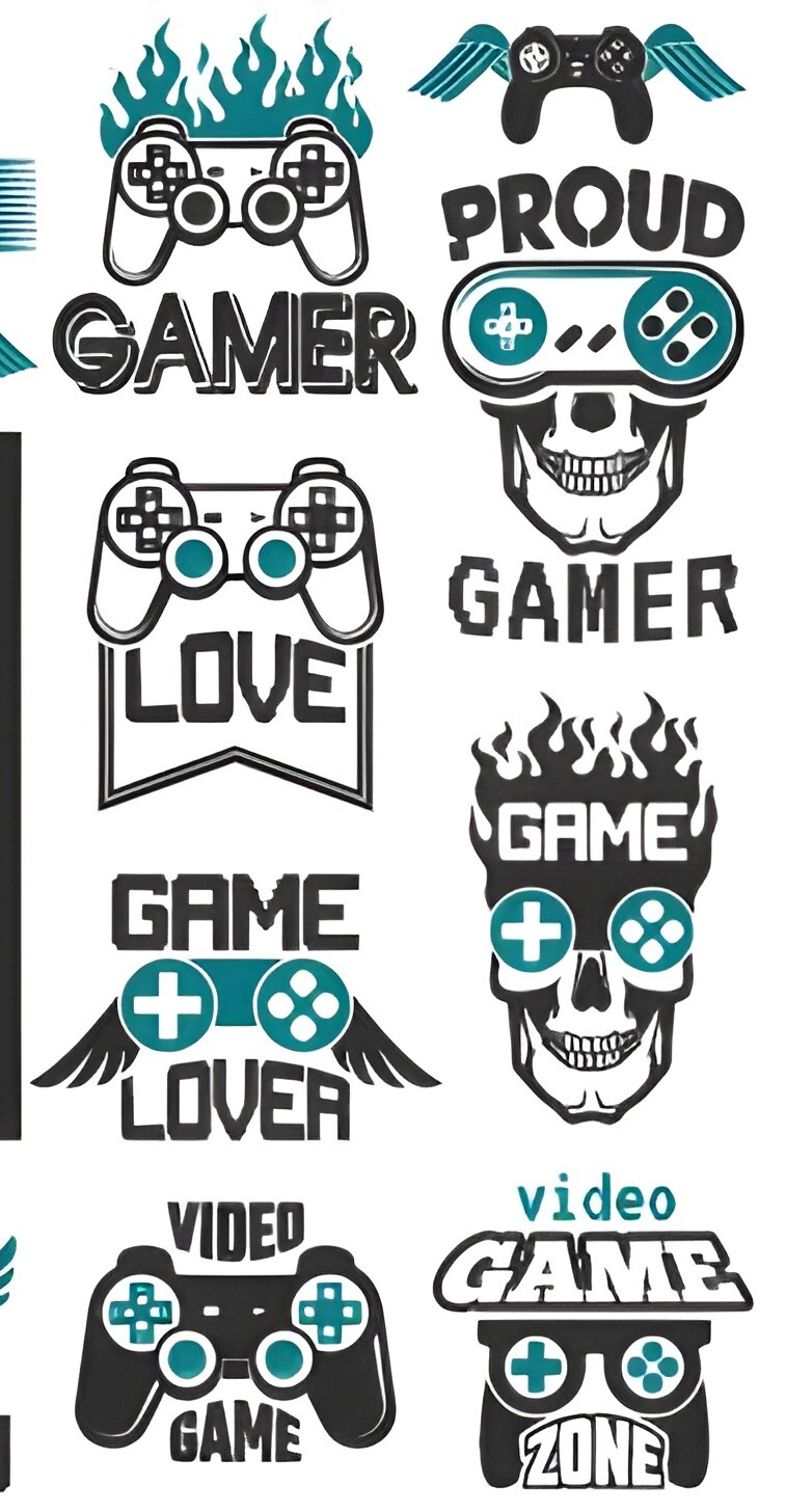 24 Designs Gaming Graphic