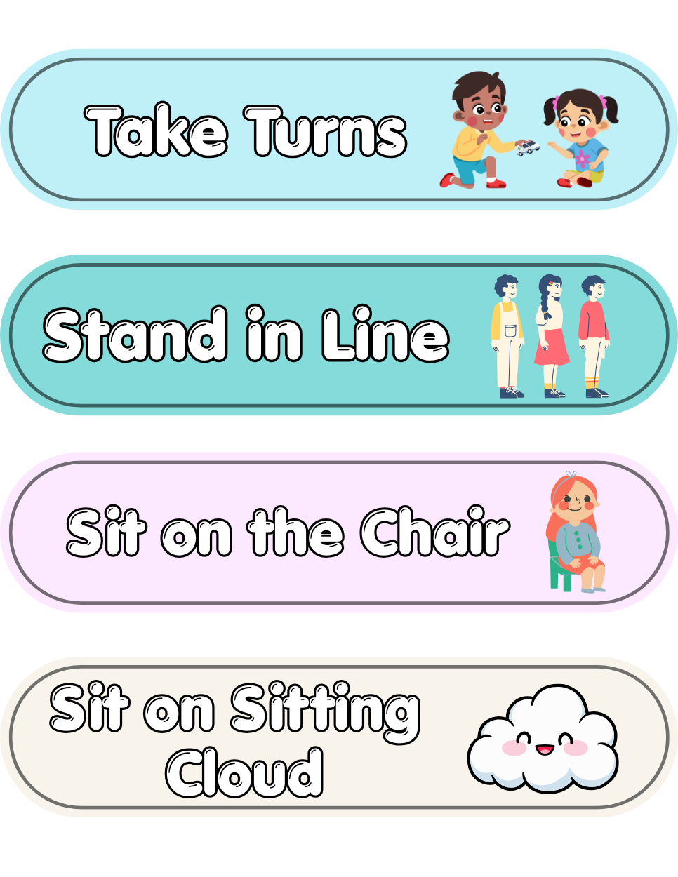 Classroom Classroom Rules Visuals