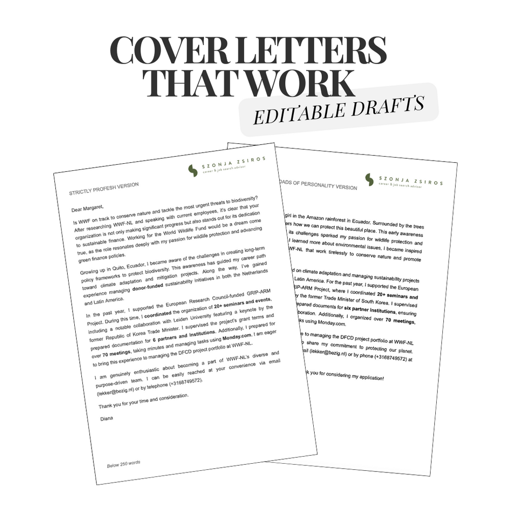 Cover letter drafts (editable)