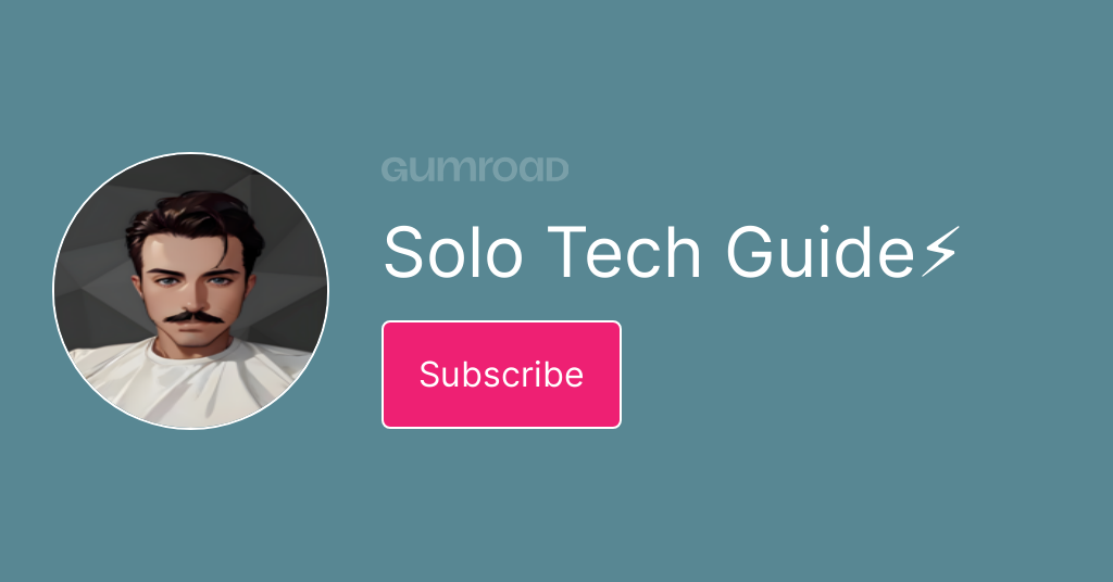 Solo Tech Guide⚡️