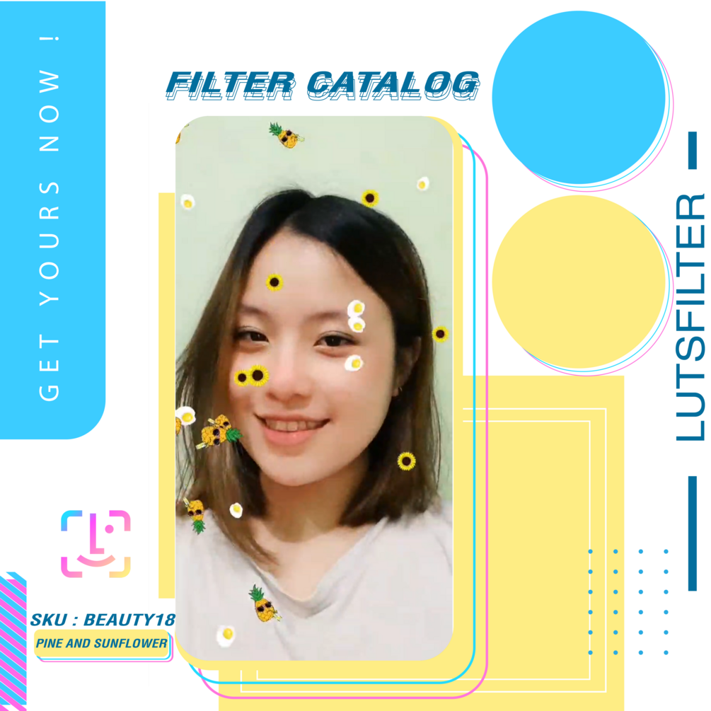 Pine and Sunflower Filter - Instagram filter and Facebook Filter - Spark AR