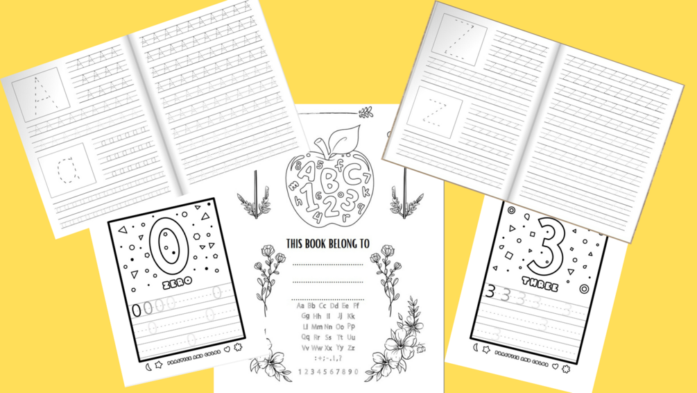 Letter Handwriting Workbook, 8,5x11, 104p