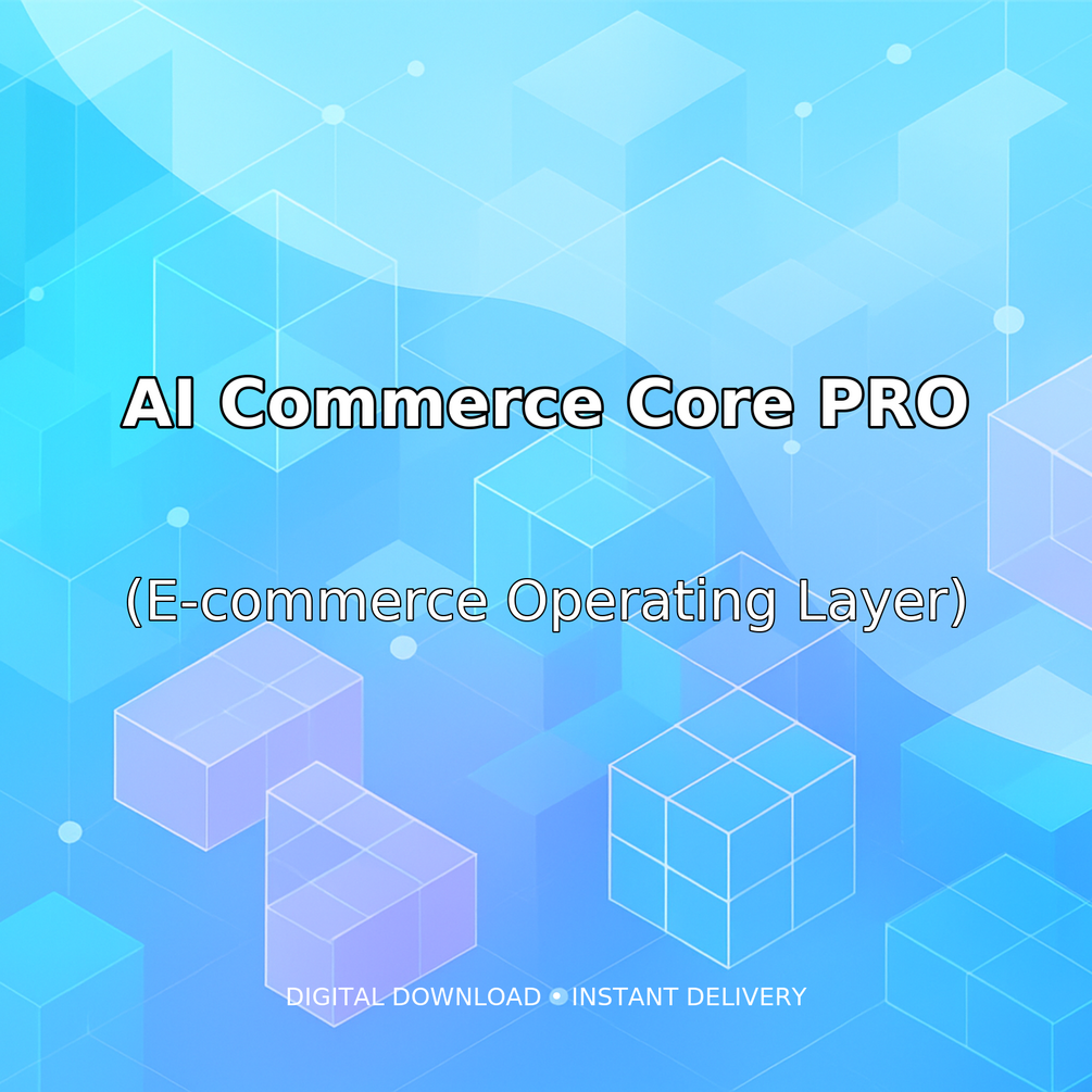 AI Commerce Core PRO — E-commerce Operating Layer