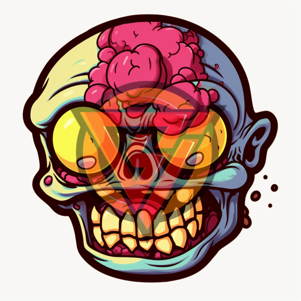 Mutant Zombie: Brain-Hungry Horror Digital Art Pack