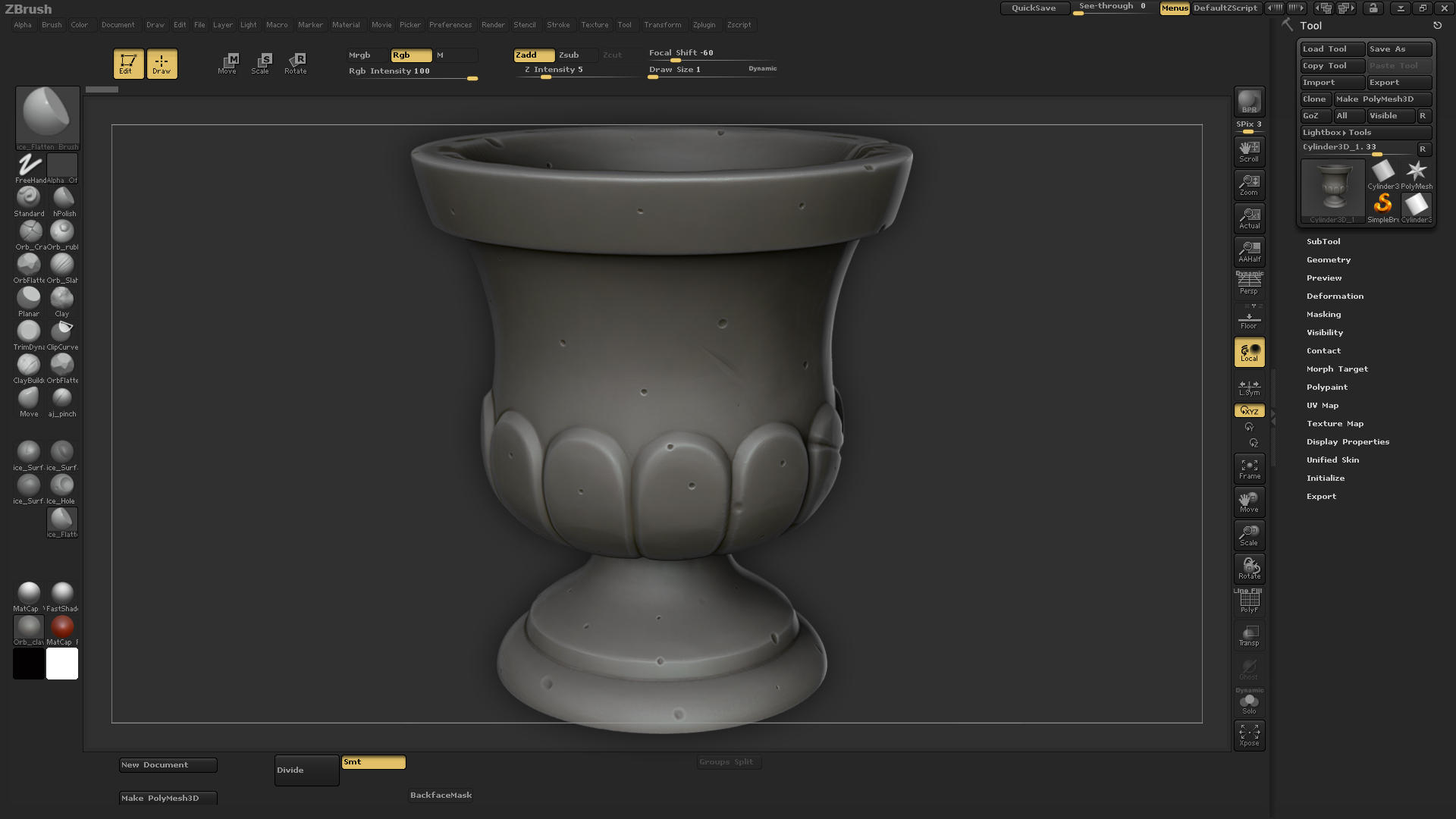 Stylized Roman Vase For Games 3D Art / Tutorial - IceCrystal Art