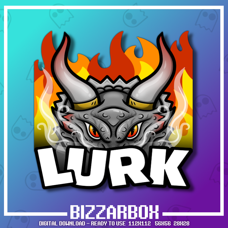 Streamer Emote: Dragon Lurk