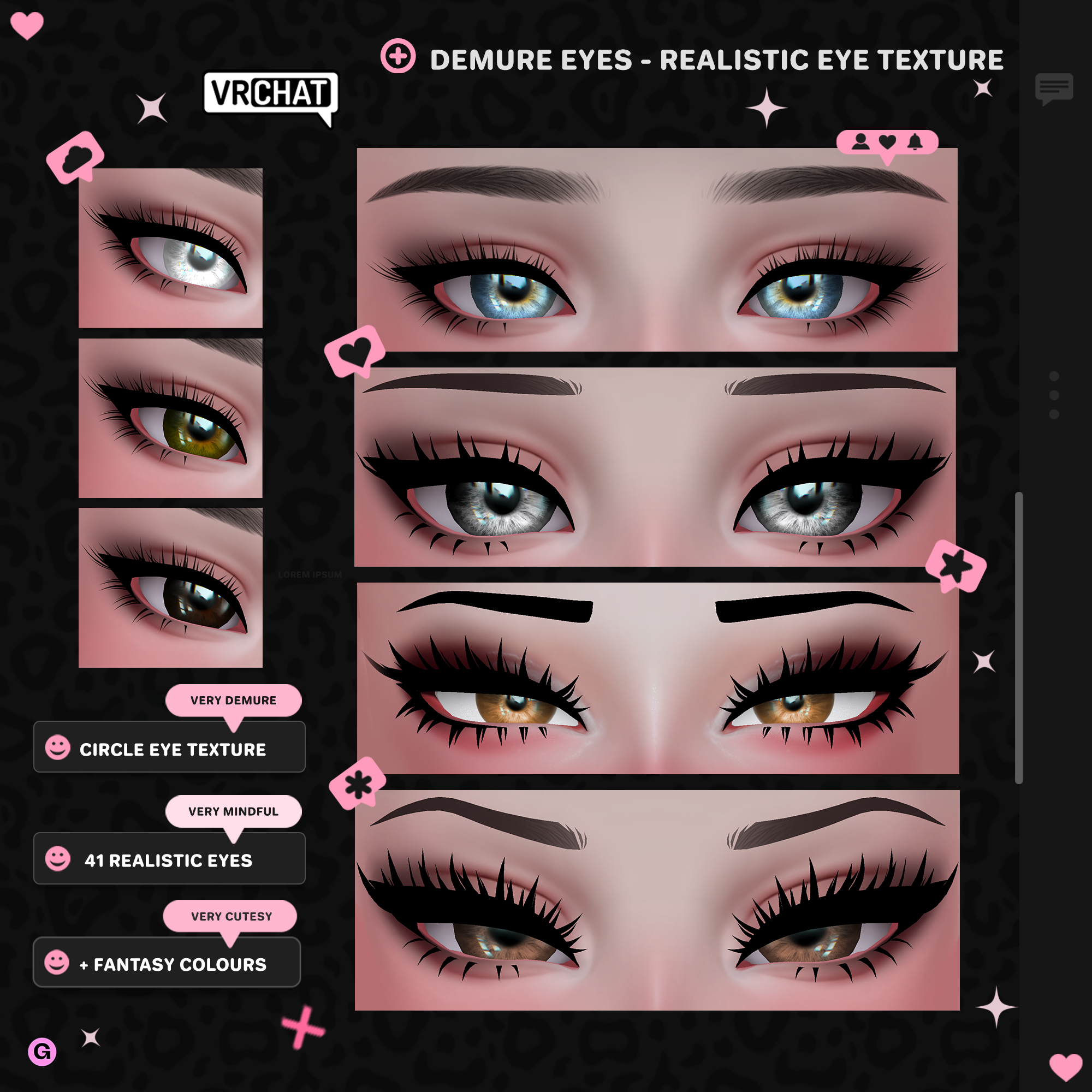 Demure Eyes | Realistic Eye Texture OUT NOW! - smoluni