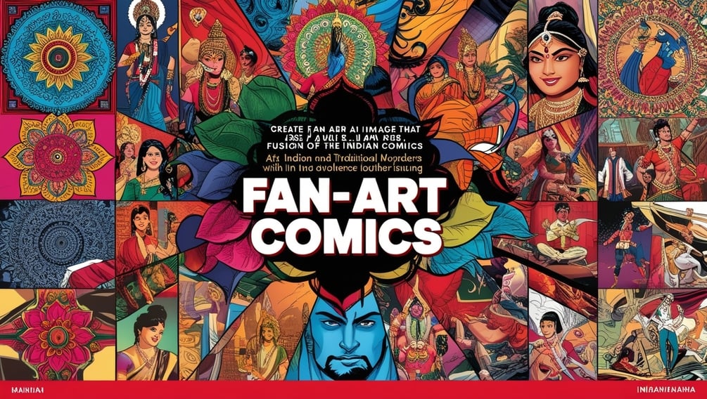 #Unleash Your Creativity with Stunning Fan Art Comics! 📚💥#