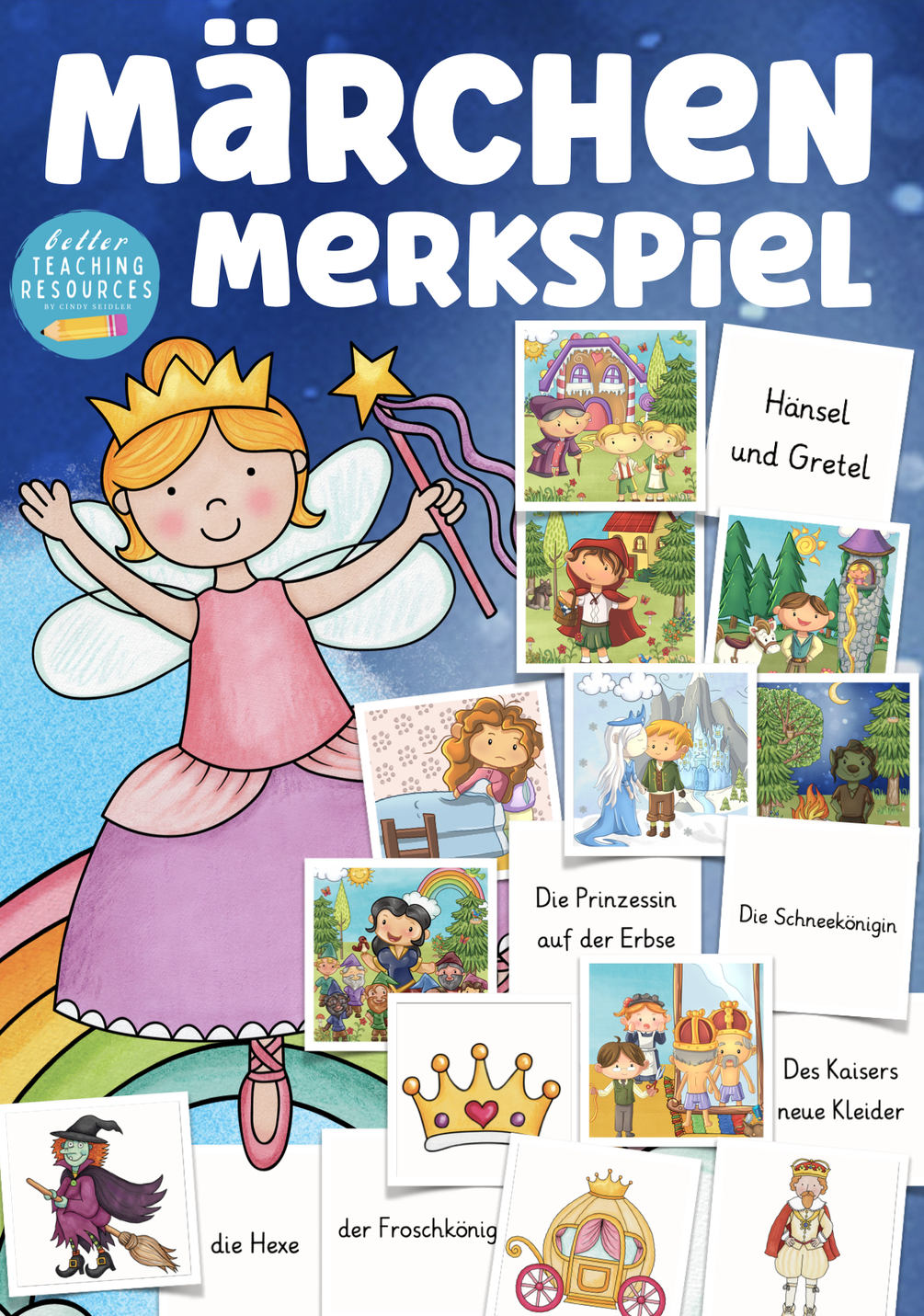 German fairy tales vocabulary game Deutsch Märchen Spiel