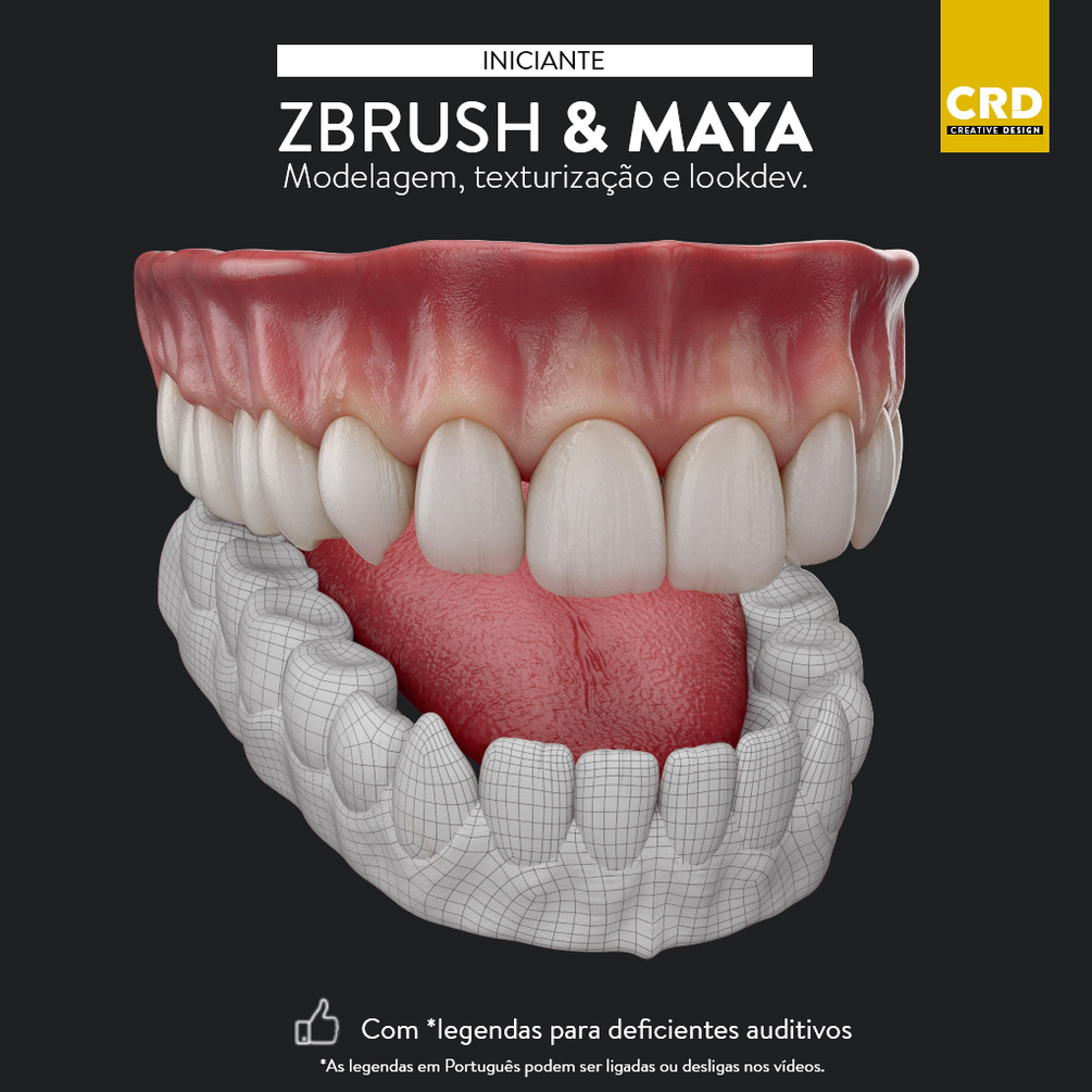 ZBRUSH & MAYA | Modelagem, texturização e Lookdev