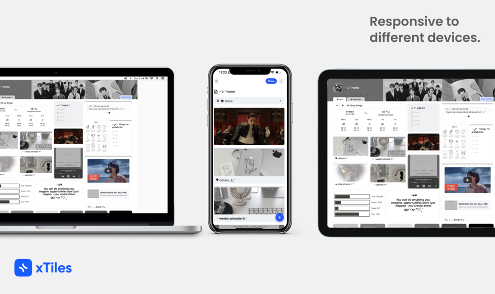 🖤 Seventeen FML xTiles Template