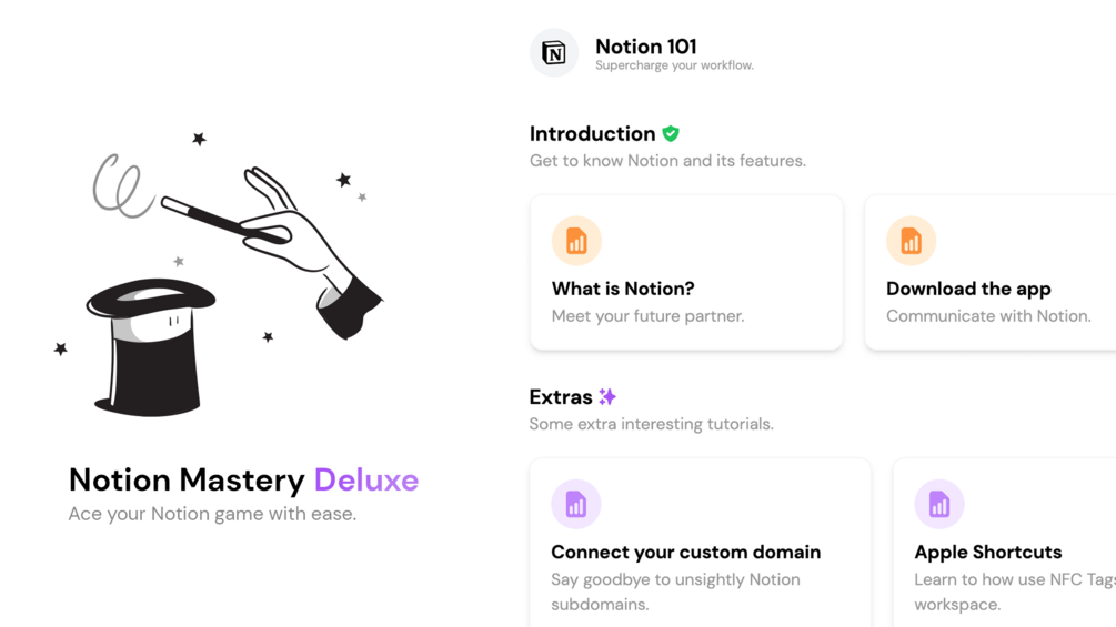 Notion Mastery Deluxe