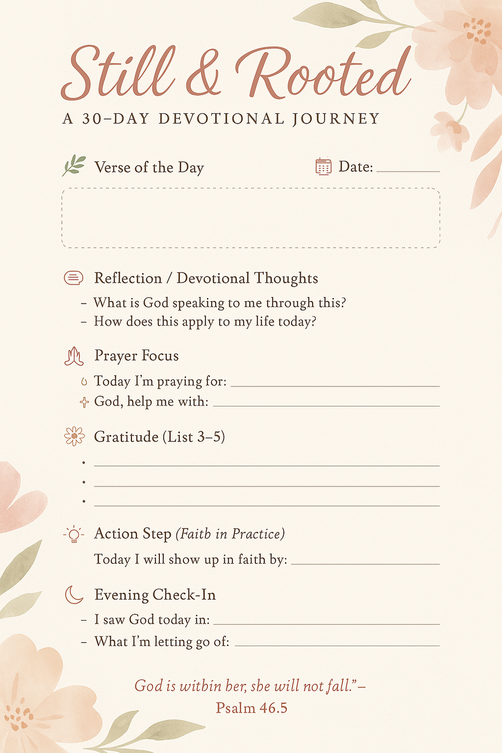 Daily Devotional Journal