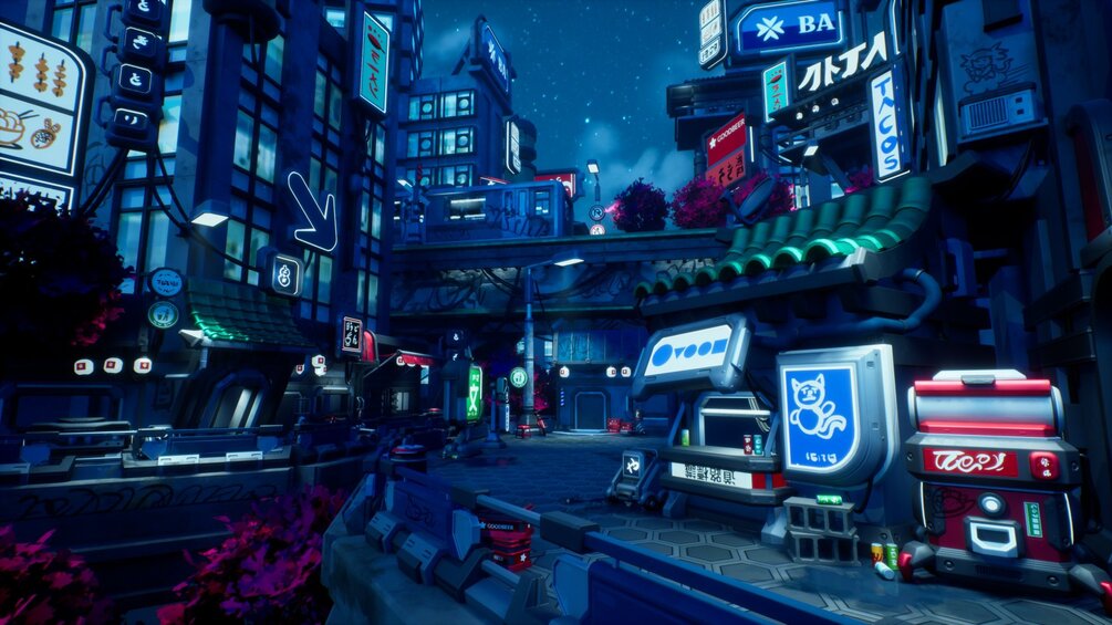 Neo Tokyo - Stylized Cyberpunk City