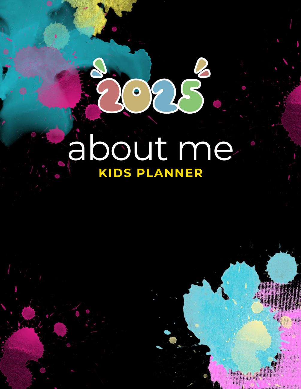 Kids Planner - About Me Planner