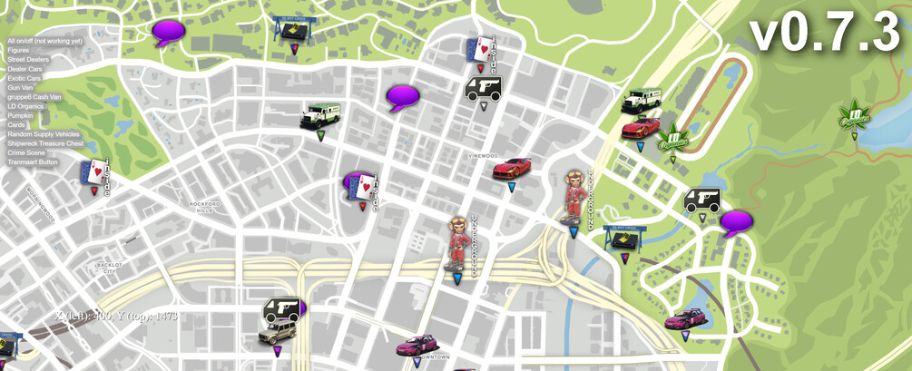 GTA Online Map Locations (spoiler 🚨) WIP experiment project