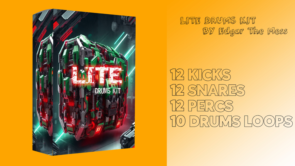 LITE DRUMS KIT BY Edgar The Mess