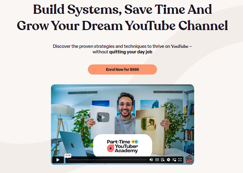 Ali Abdaal – Part-Time Youtuber Academy