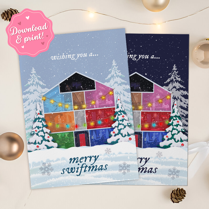 Swiftie Christmas Card, Merry Swiftmas (Digital Download)
