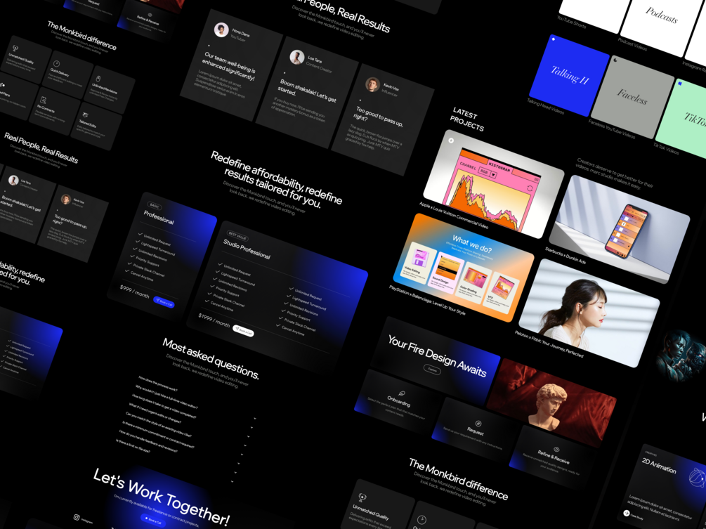 Marc: A Premiere Wix Studio Template for Creative Agency