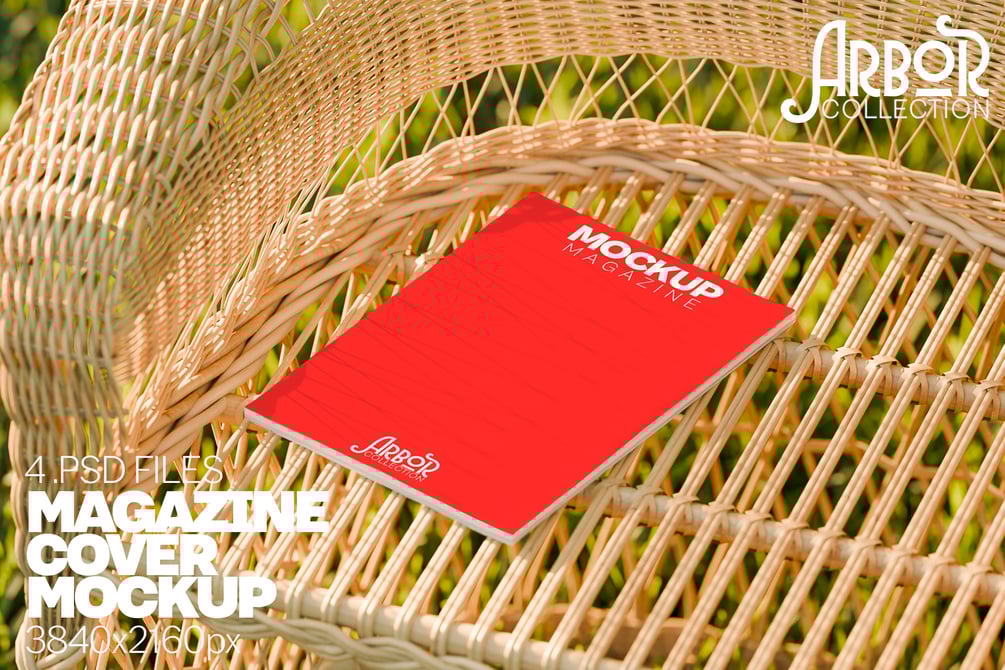 Magazine Cover Mockup Bundle part of Arbor Collection