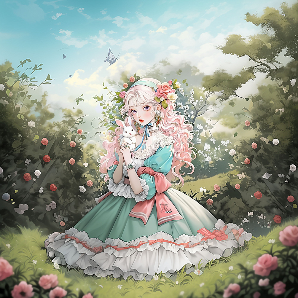 Coloring pages - PROJECT ALICE IN WONDERLAND #17 (Digital Download)