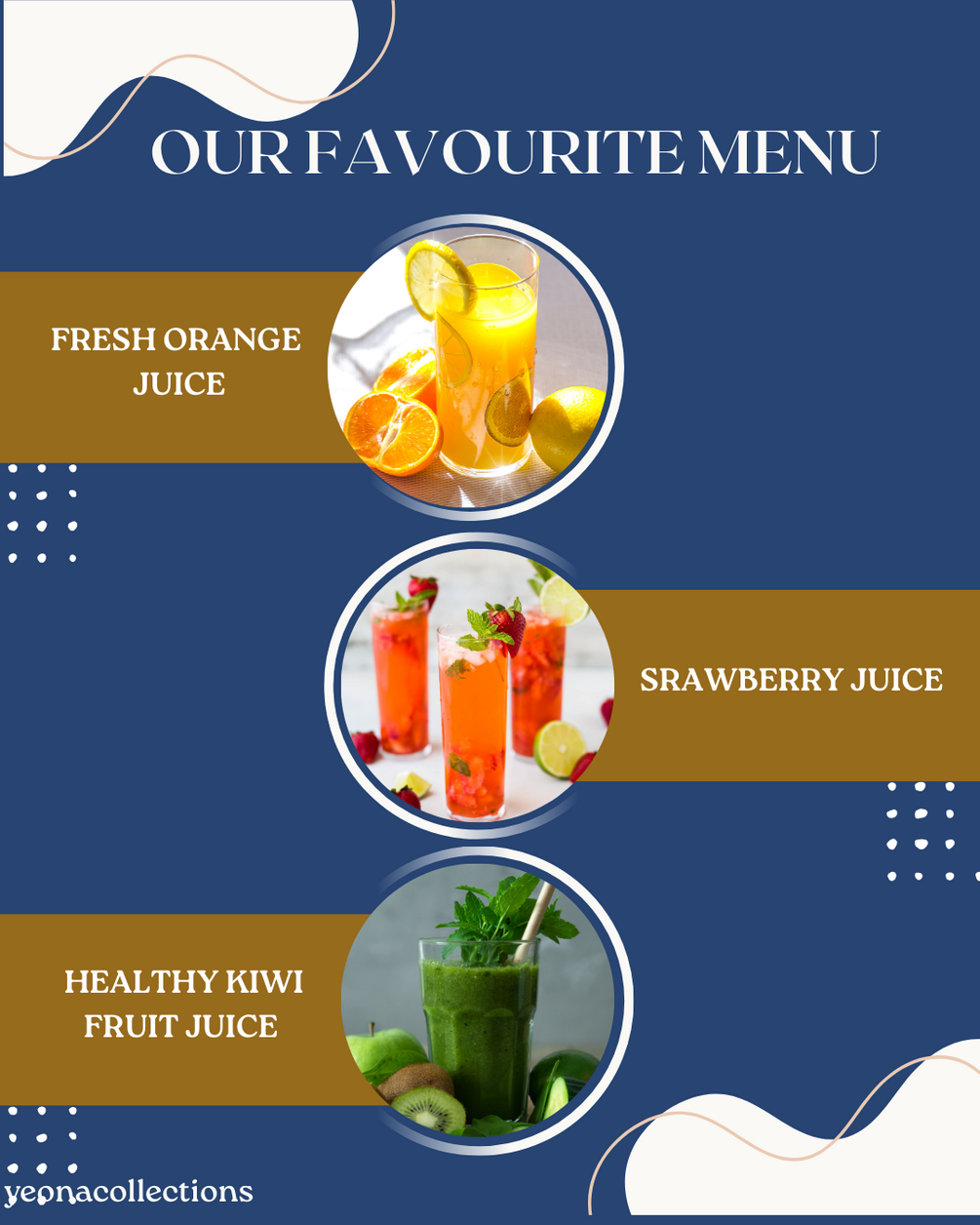 food menu poster for instagram