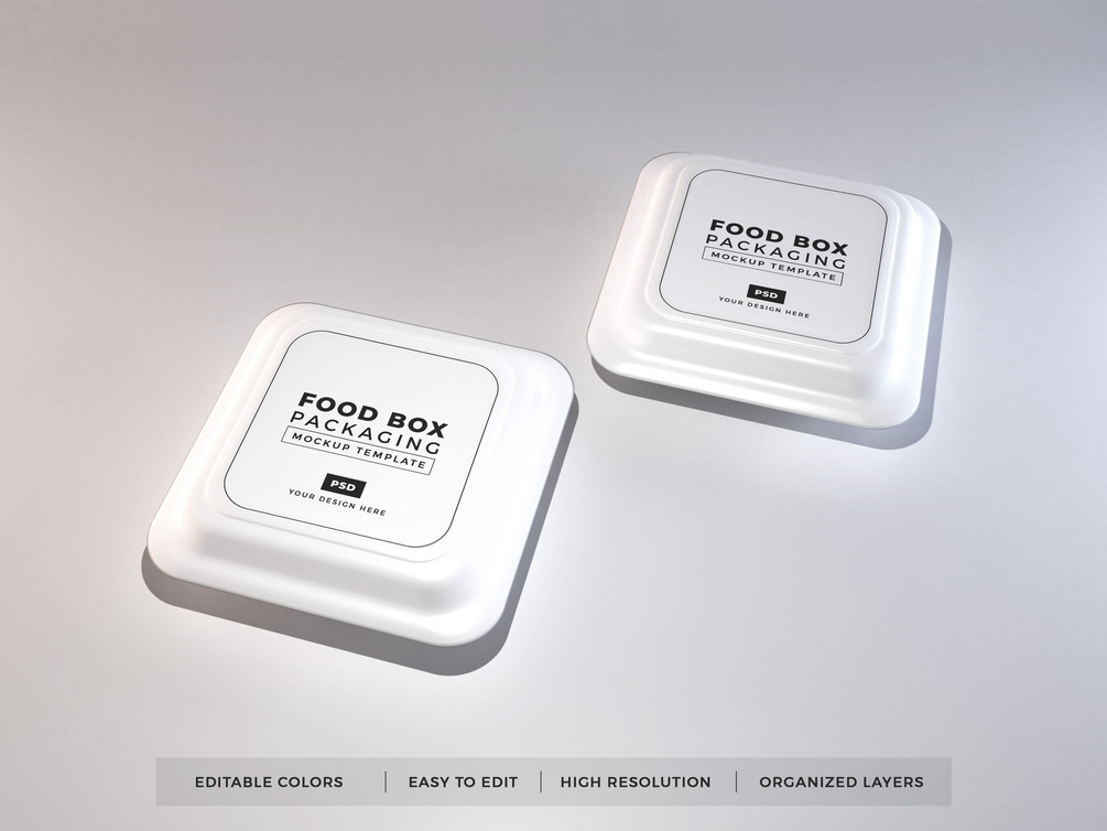 Food Box Mockup Vol 12
