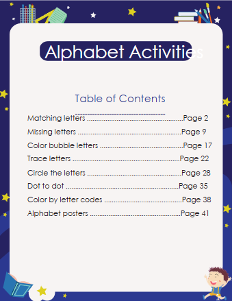 Alphabet Activity Pack