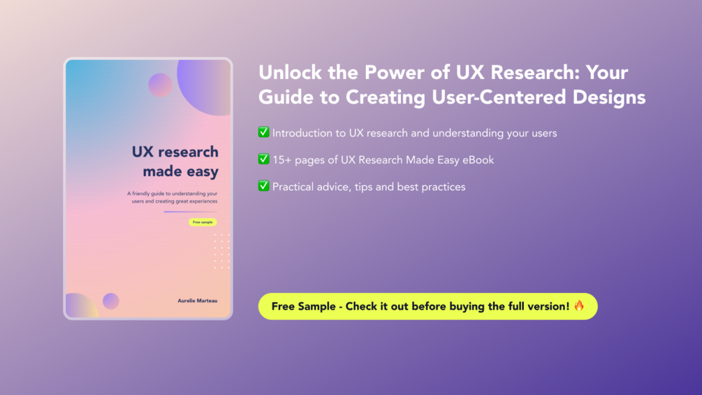 Free Sample - UX Research Made Easy