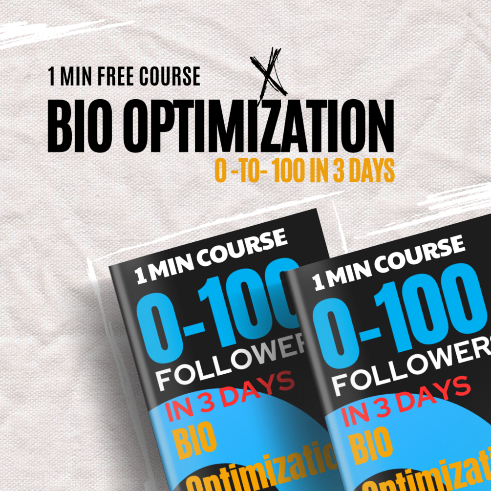 No More BS BIO | Free twitter Bio Optimization Course | 1 Min read