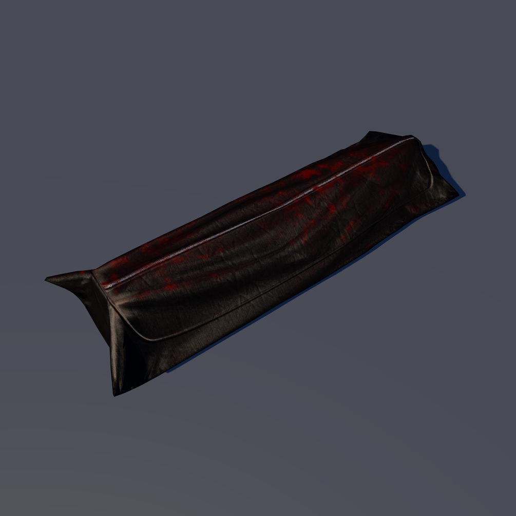 Body Blood Bag Low-Poly