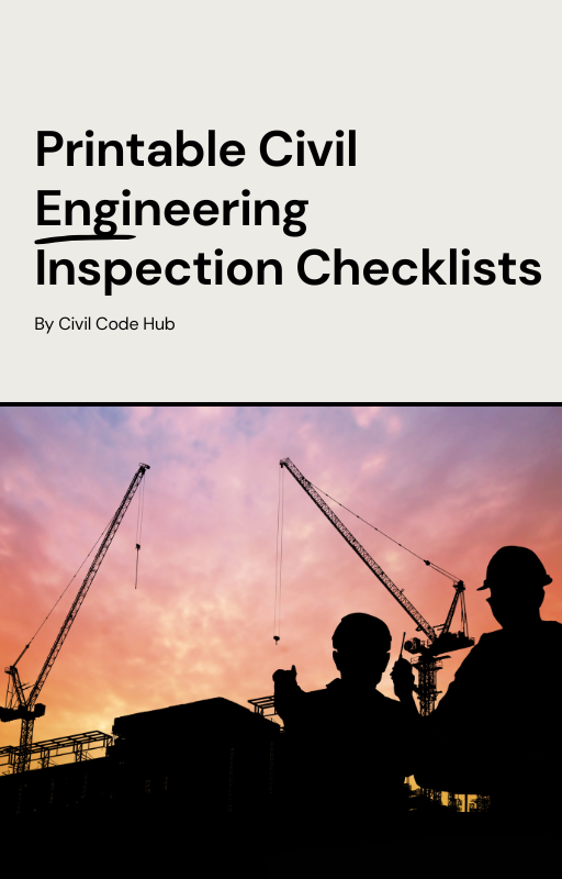 Construction Inspection Checklist (PDF)