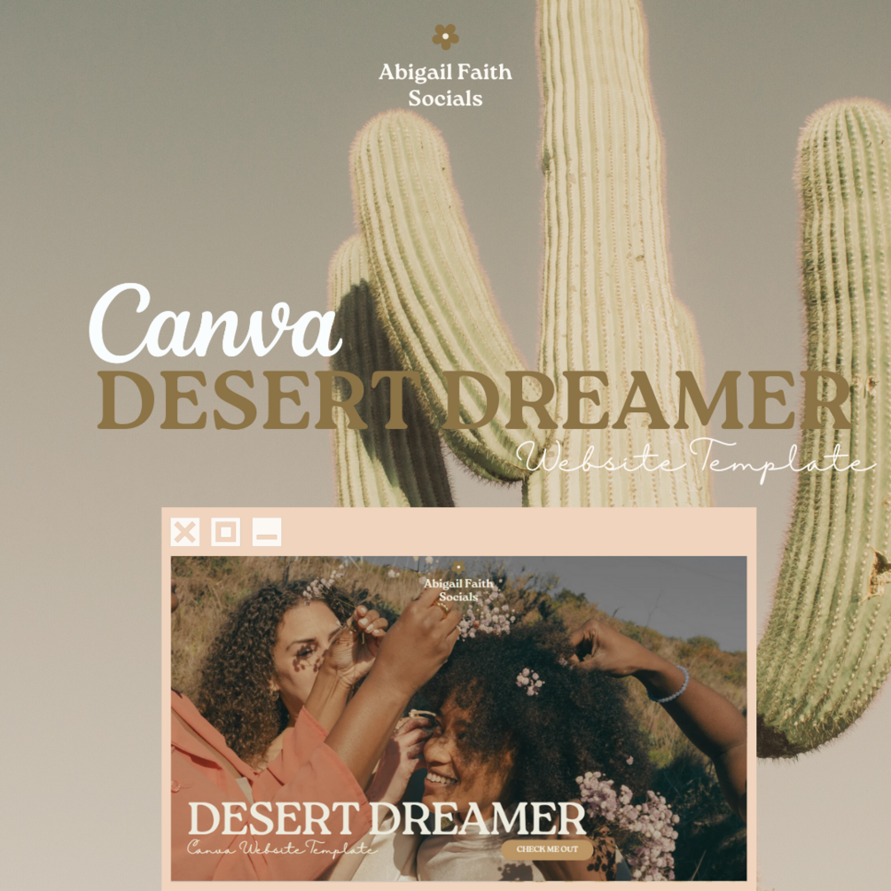 Desert Dreamer Website Template