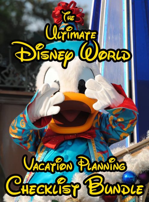 The Ultimate Disney World Vacation Planning Checklist Bundle