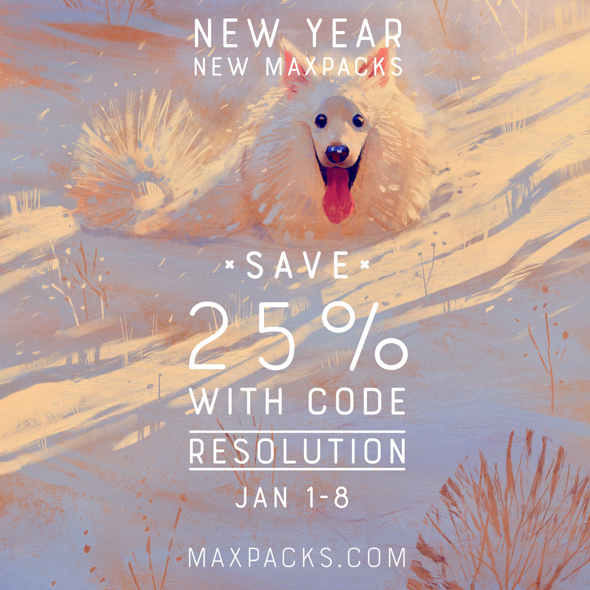 New Year's MaxPacks Sale 25% Off! - MaxPacks - Brushes for Procreate