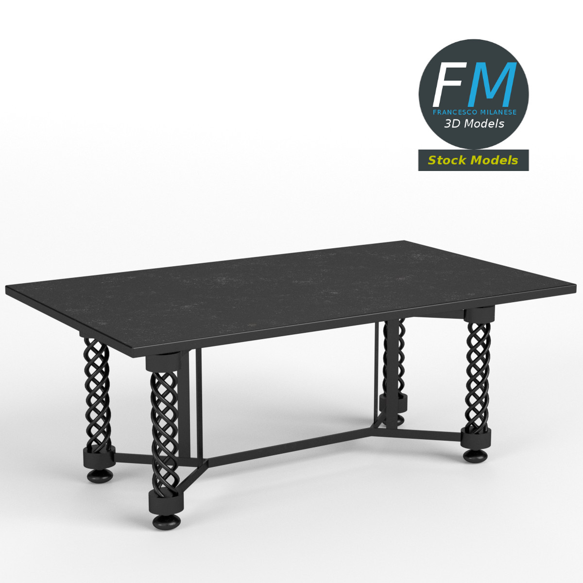 3D MODEL - Table desk 15