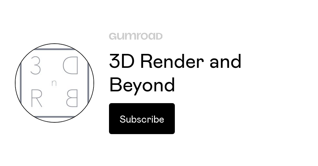 3D Render and Beyond