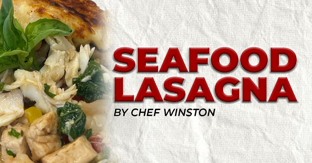 Floribbean Seafood Lasagna Roulade
